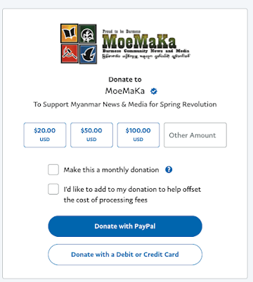 Show Your Support to MoeMaKa & Myanmar Media